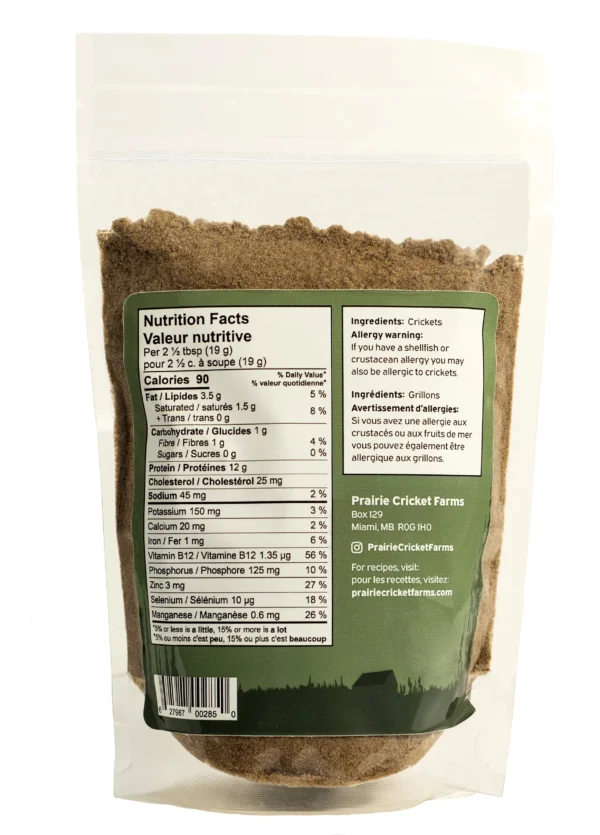 Protein-Packed Cricket Powder | Prairie Cricket Farms