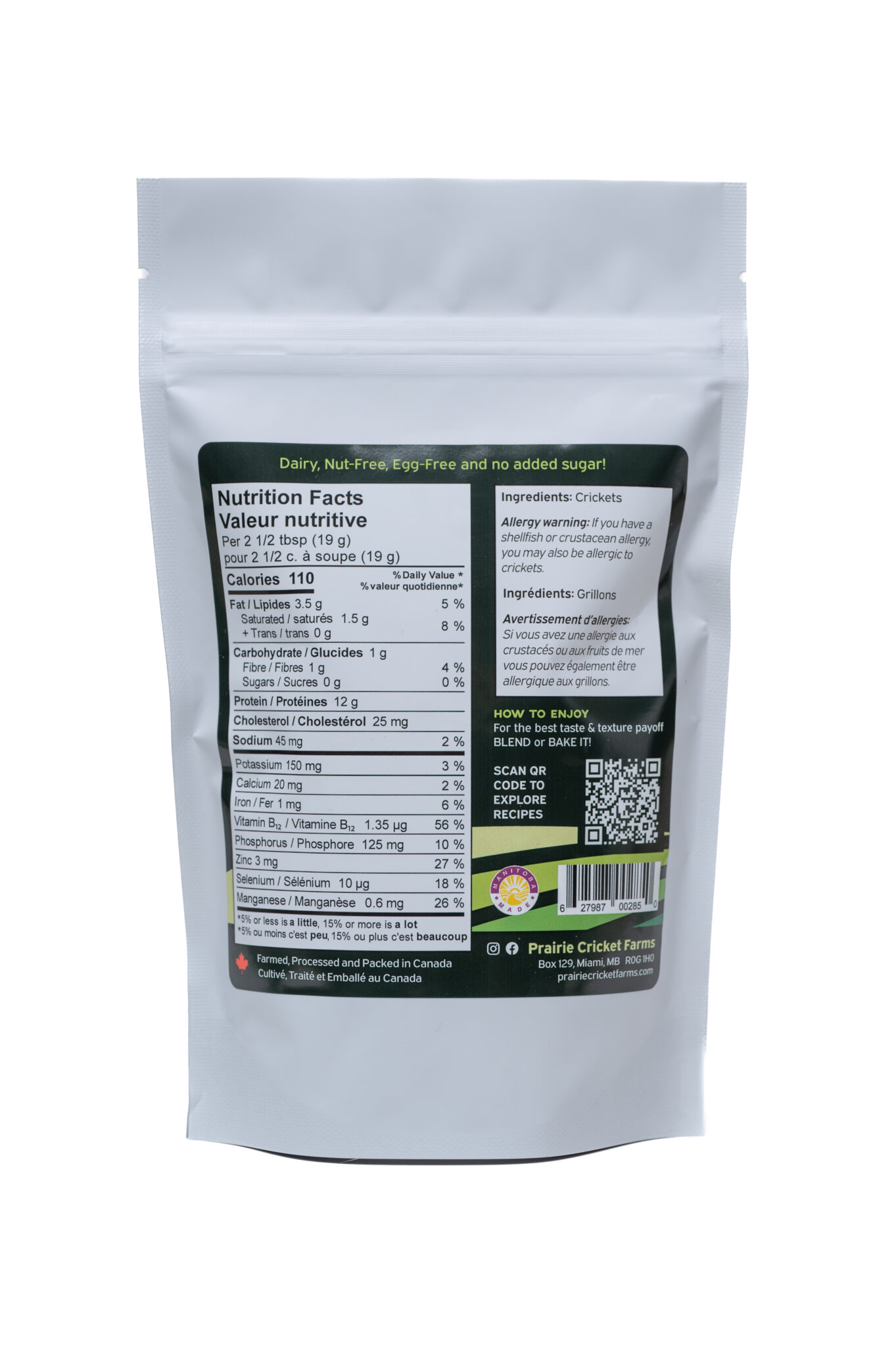 Protein-Packed Cricket Powder – Prairie Cricket Farms
