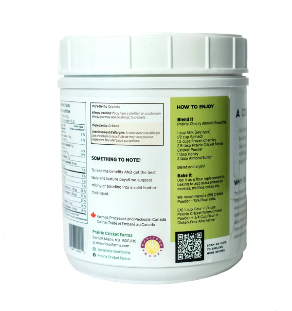 Protein-Packed Cricket Powder | Prairie Cricket Farms